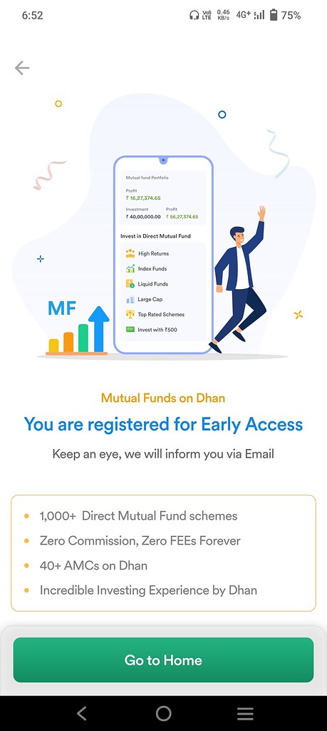 Early Access for Mutual Funds on Dhan - Mutual Fund Investing ...