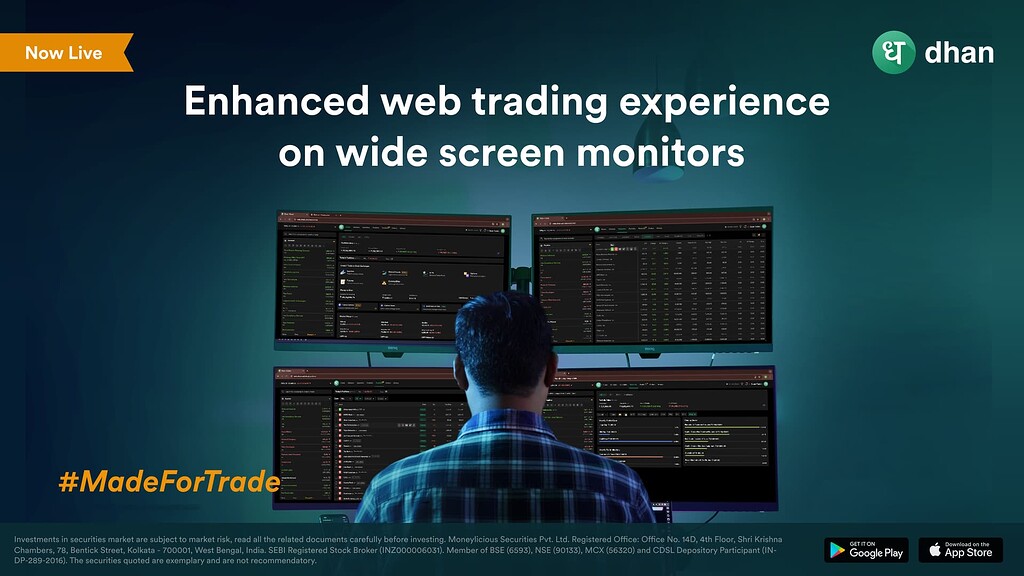 Dhan Web is now enhanced for wide screen monitors! - Product ...