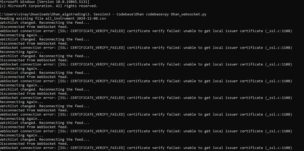 How to resolve this error? - Resolved - APIs, Automation, Algos & Code ...