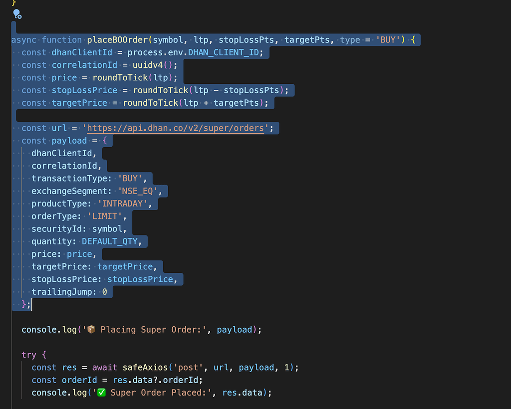 Dh-905 super order failed - APIs, Automation, Algos & Code - MadeForTrade