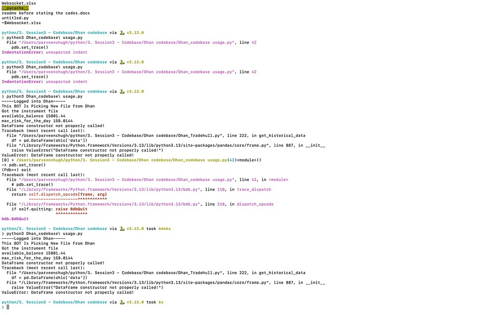 Getting error in YouTube series python code - APIs, Automation, Algos ...
