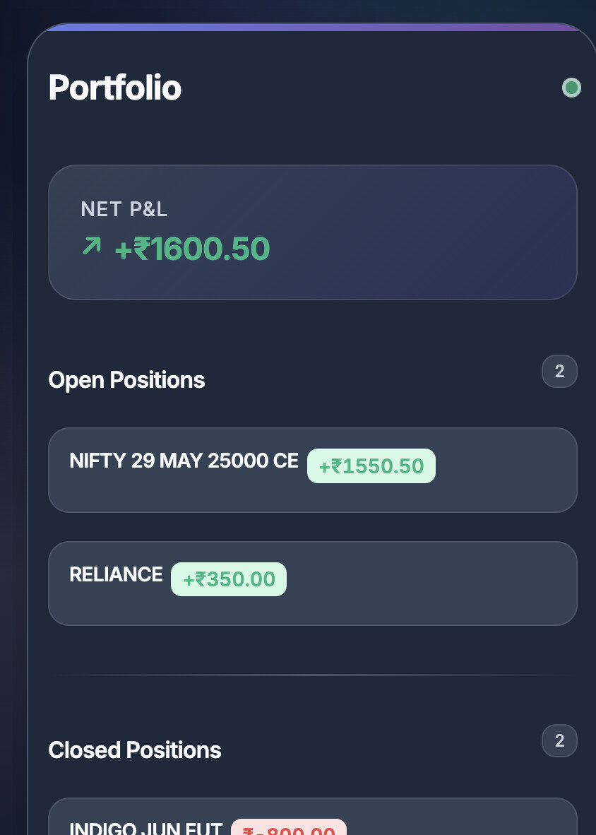 Instantly View Your Dhan Portfolio, PnL & Positions (Perfect for Quick ...