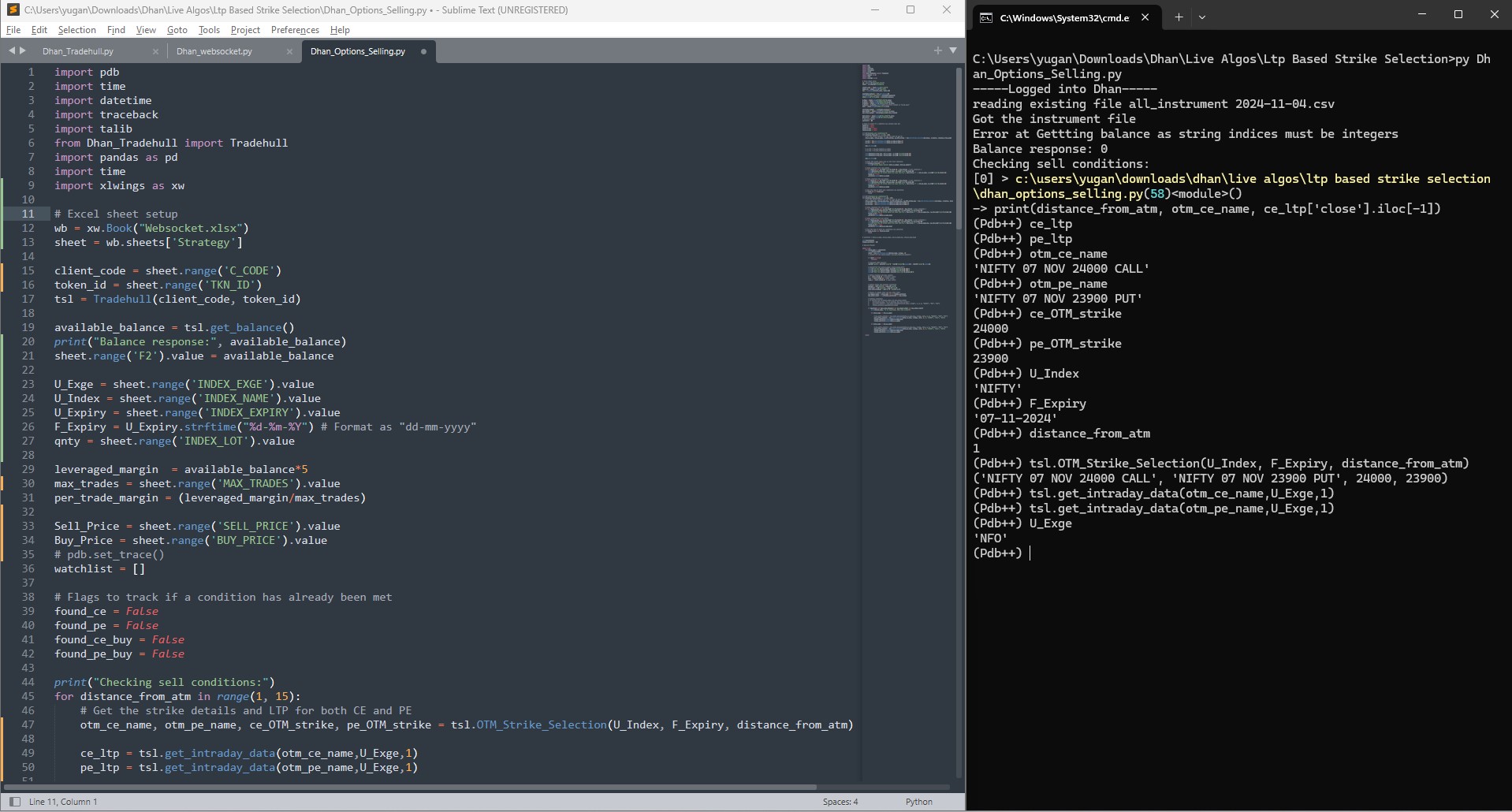 Learn Algo Trading with Python | Codes | Youtube Series - Page 28 ...