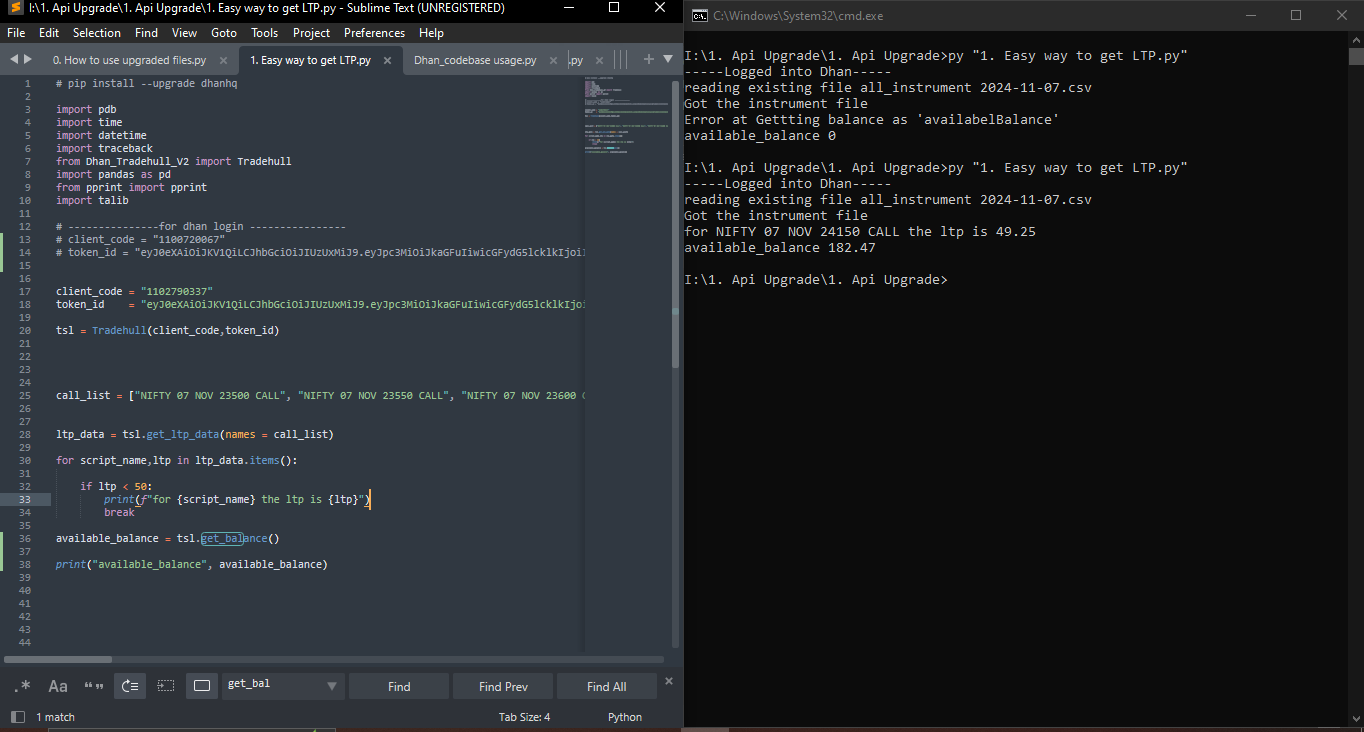 Learn Algo Trading with Python | Codes | Youtube Series - Page 31 ...